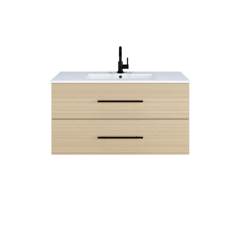 VOLPA USA AMERICAN CRAFTED VANITIES Napa 36 W x 18 D x 21.3 H Single ...