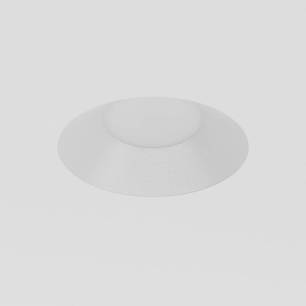 Vidalite Inspira 3 in. White Round Trimless Integrated LED Canless Recessed Lighting Kit ...