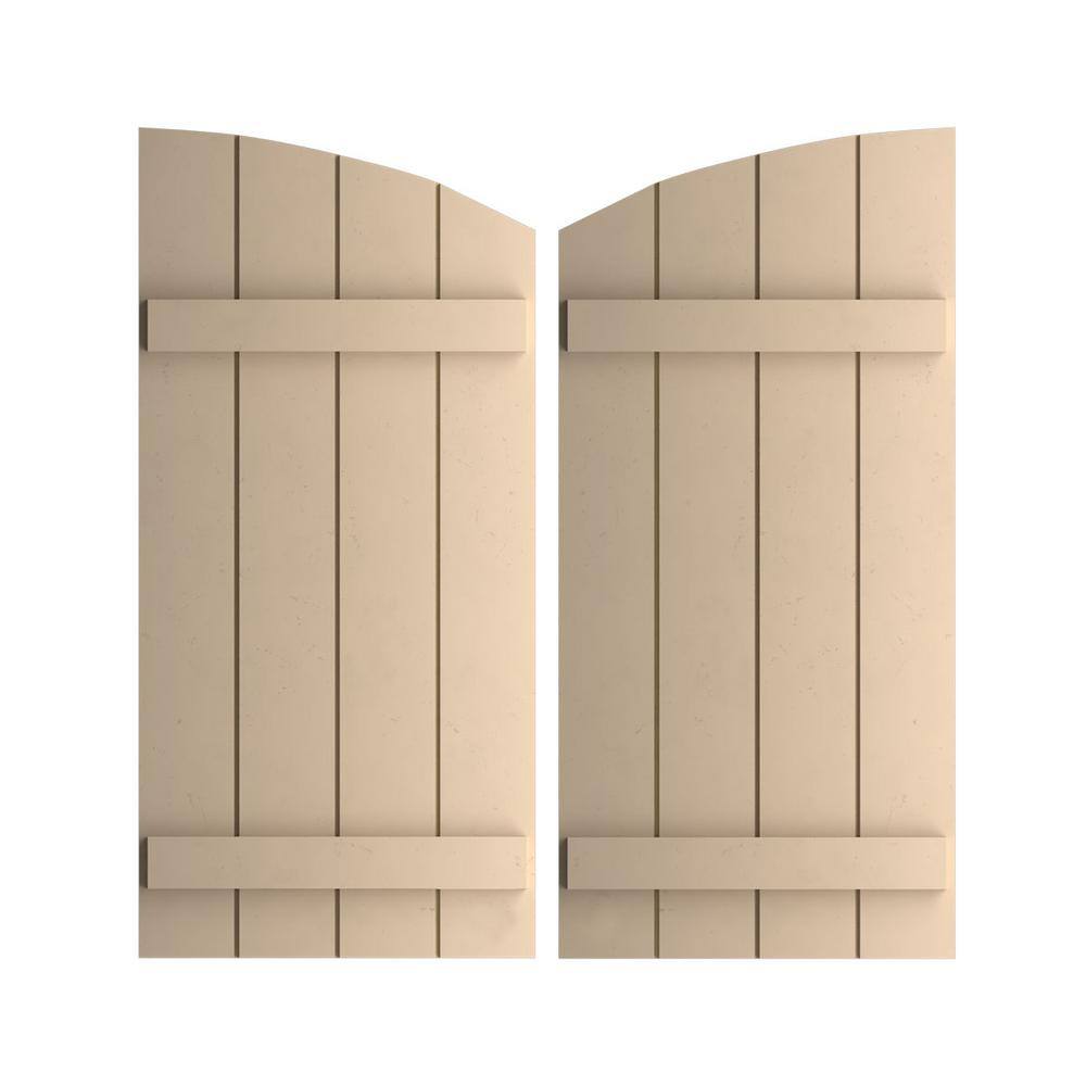 Ekena Millwork 22 in. x 72 in. Polyurethane Smooth 4-Board Joined Board ...