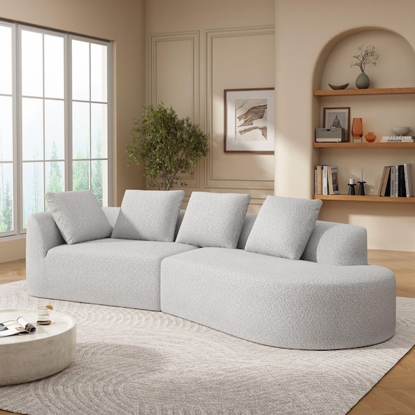 CHRISTOPHER KNIGHT HOME Salta Modern 116 in. 2-Piece Polyester ...
