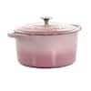 Crock-Pot Artisan 7 qt. Enameled Cast Iron Dutch Oven in Blush Pink ...