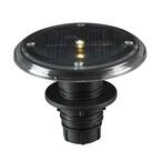 Kenroy Home 3.5 in. Integrated Outdoor Solar Black Deck Light (4-Pack ...