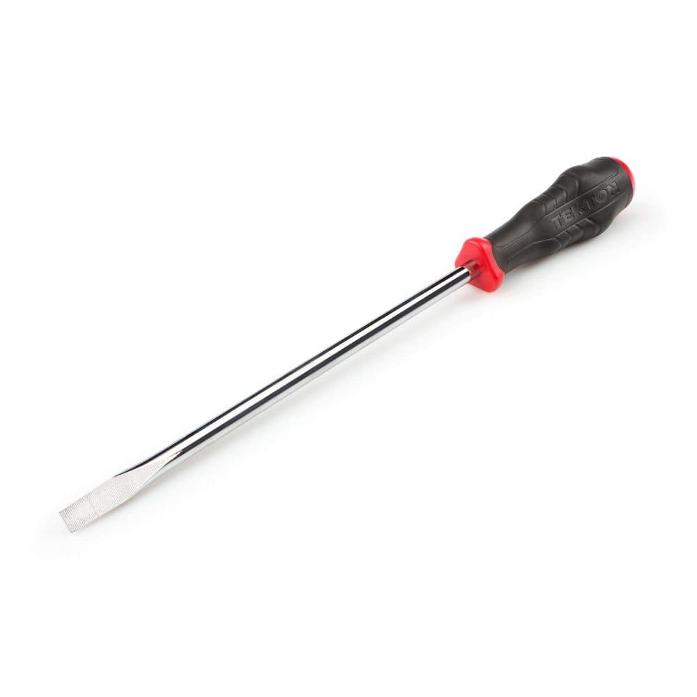 TEKTON Long 5/16 in. Slotted High-Torque Screwdriver (Chrome) DHS34313 ...