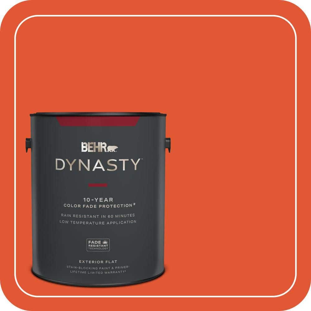 BEHR DYNASTY 1 gal. #S-G-210 Volcanic Blast Flat Exterior Stain ...
