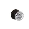 Schlage Custom Alexandria Aged Bronze Combined Interior Glass Door Knob ...
