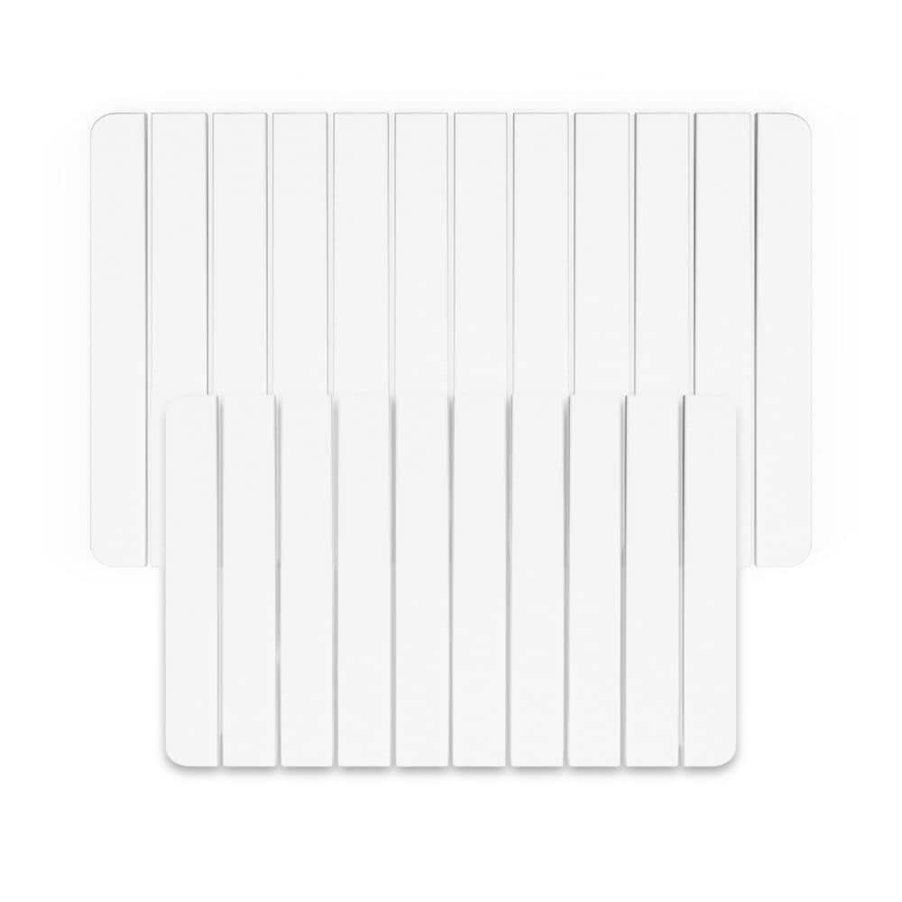 castellousa Diatomite Quick-Dry Stone Water-Absorbing White Bath Mat ...