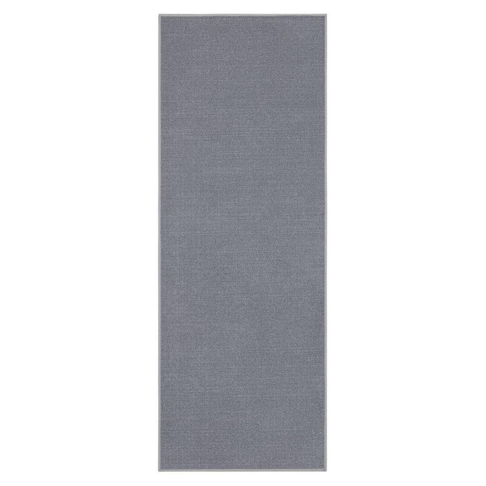 Ottomanson Ottohome Collection Non-Slip Rubberback Modern Solid Design ...