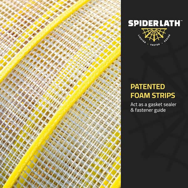 Spiderlath Fiberglass Lath System SpiderLath 4 Ft. X 75 Ft. 300 Sq.