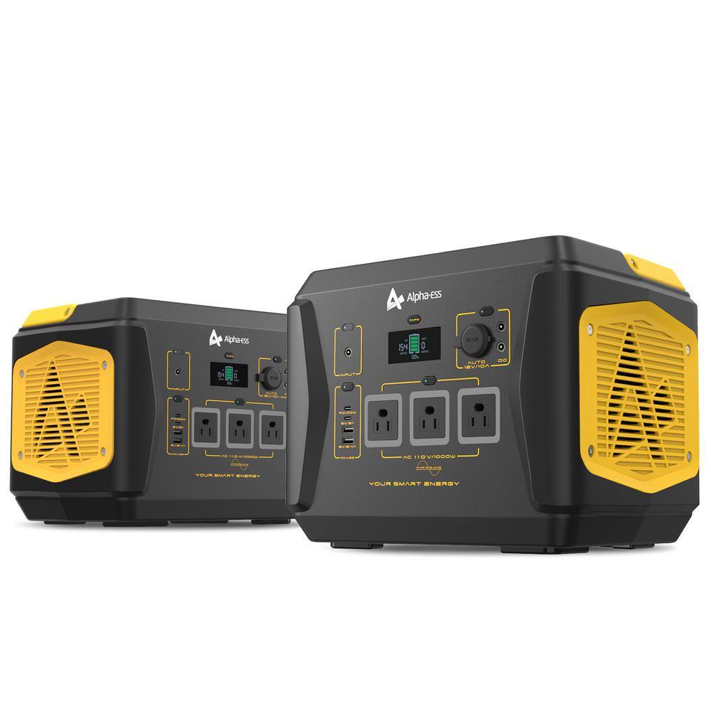AlphaESS 1000 Watt Continuous 2000 Watt Peak Output Power Station Push AlphaESS 1000 Watt Continuous 2000 Watt Peak Output Power Station Push