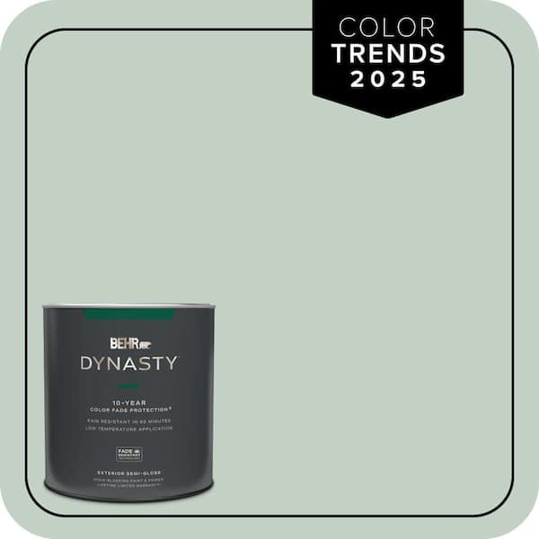 BEHR DYNASTY 1 qt. #PPU11-13 Frosted Jade Semi-Gloss Exterior Stain ...