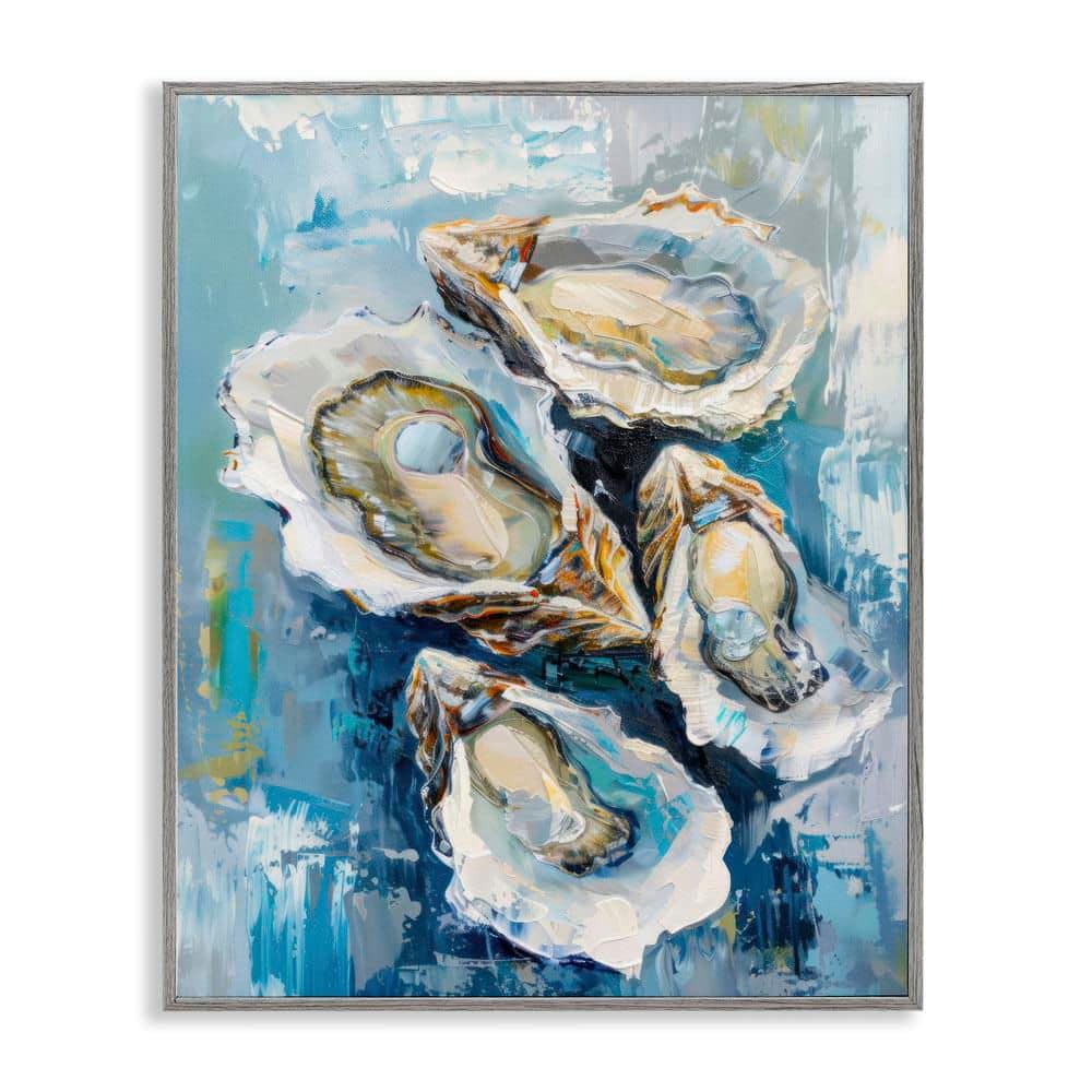 Stupell Industries Freshly Shucked Oysters by LSR Design Studio Gray ...