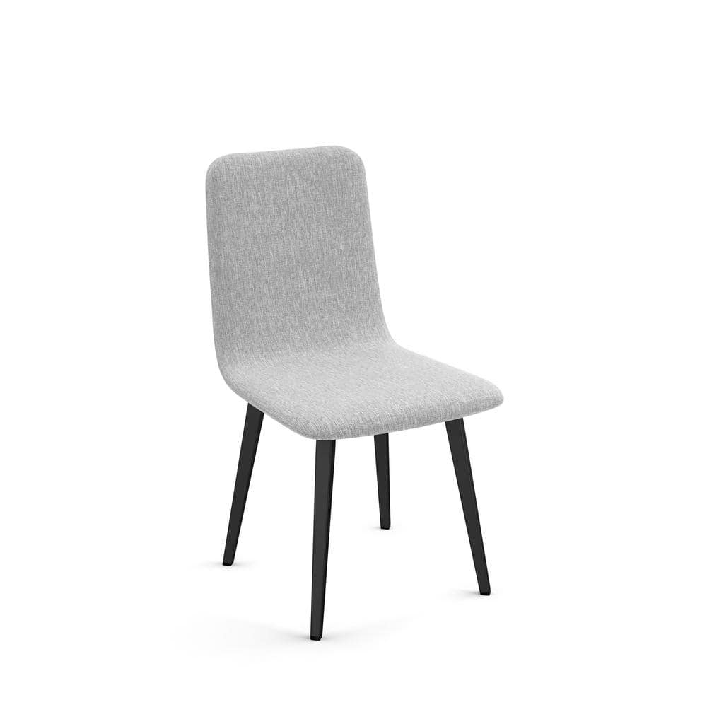 Amisco Amisco Watson Dining Chair Grey White Polyester Black Metal