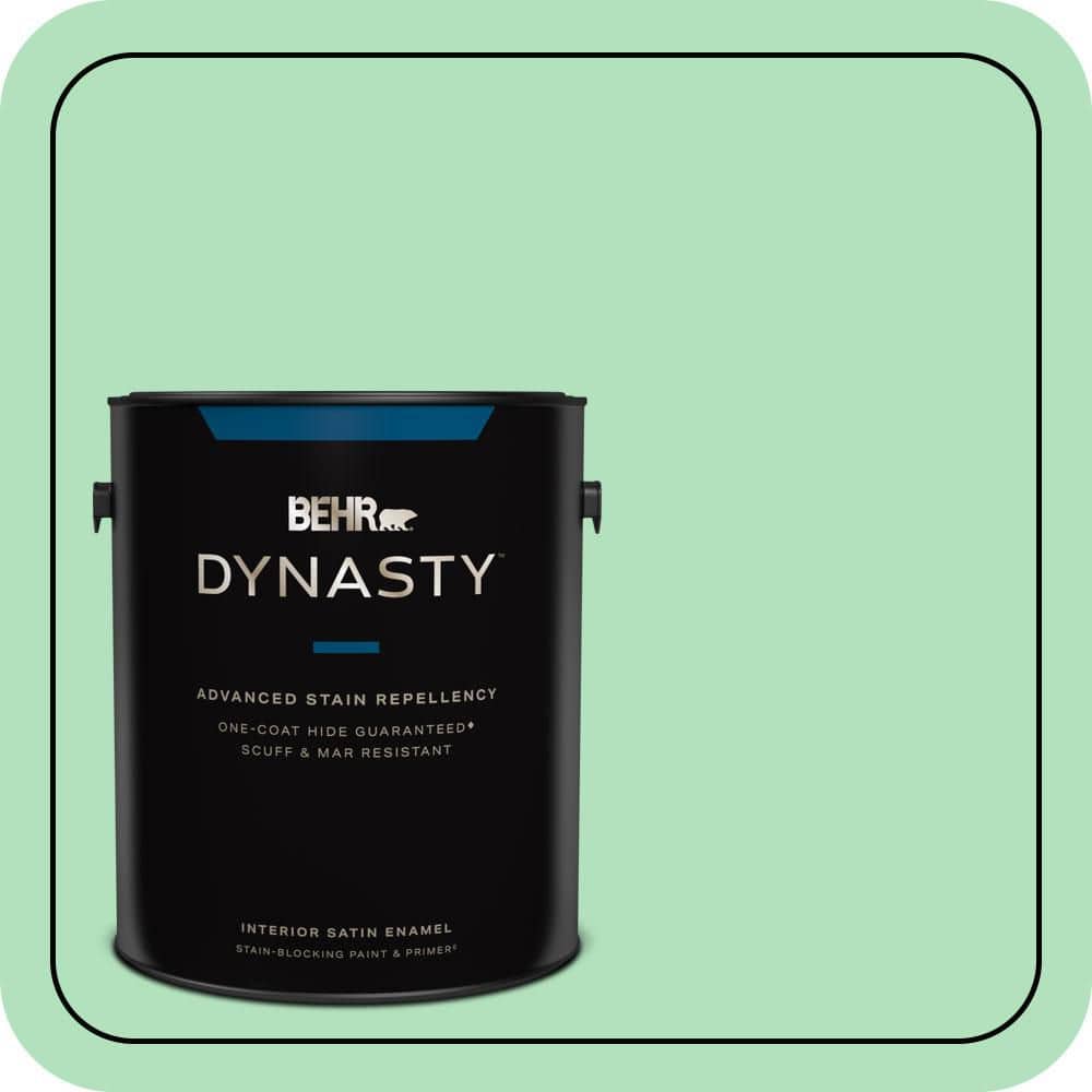 BEHR DYNASTY 1 gal. #P400-3 Folk Tale Satin Enamel Interior Stain ...