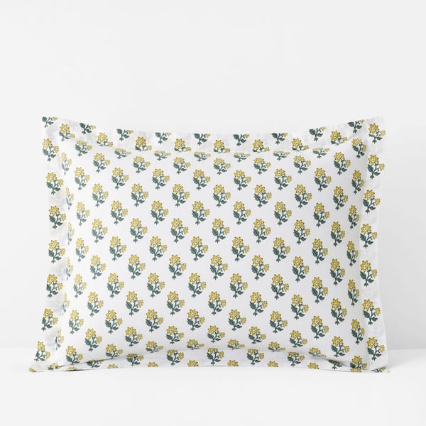 The Company Store Company Cotton Suhana Garment Wash Yellow Cotton ...