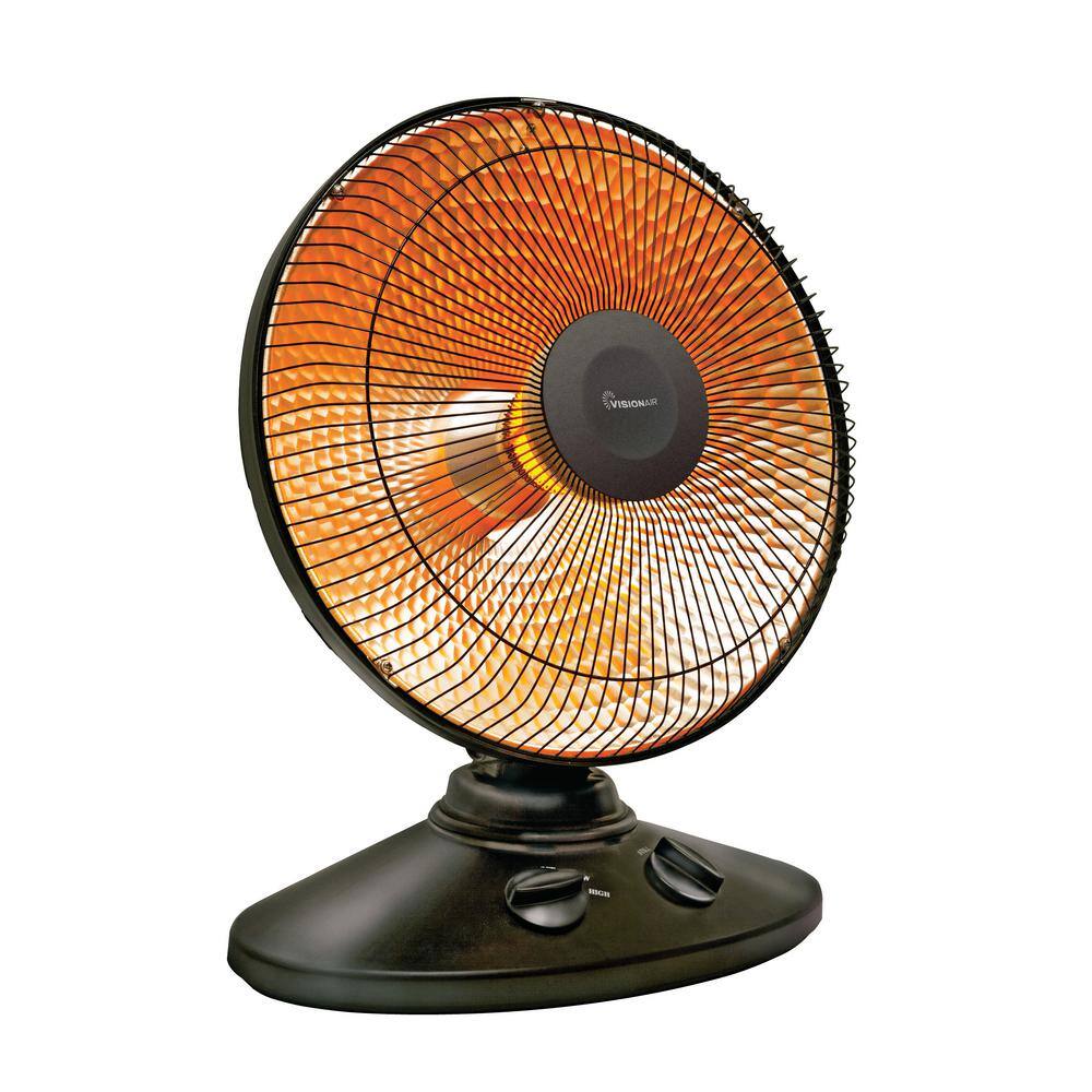 VISIONAIR 18 in. 1000/700-Watt Radiant Dish Heater 1VAHCF18 - The Home ...