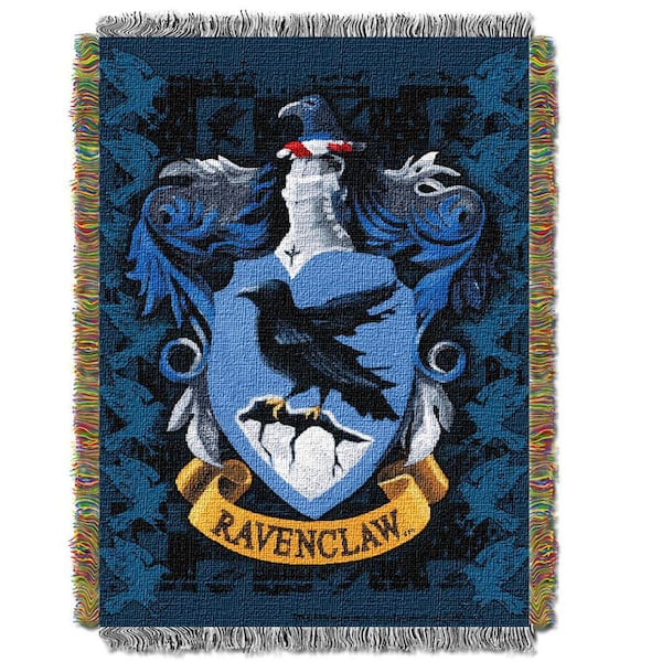 THE NORTHWEST GROUP Harry Potter, Ravenclaw Crest Woven Tapestry Throw ...