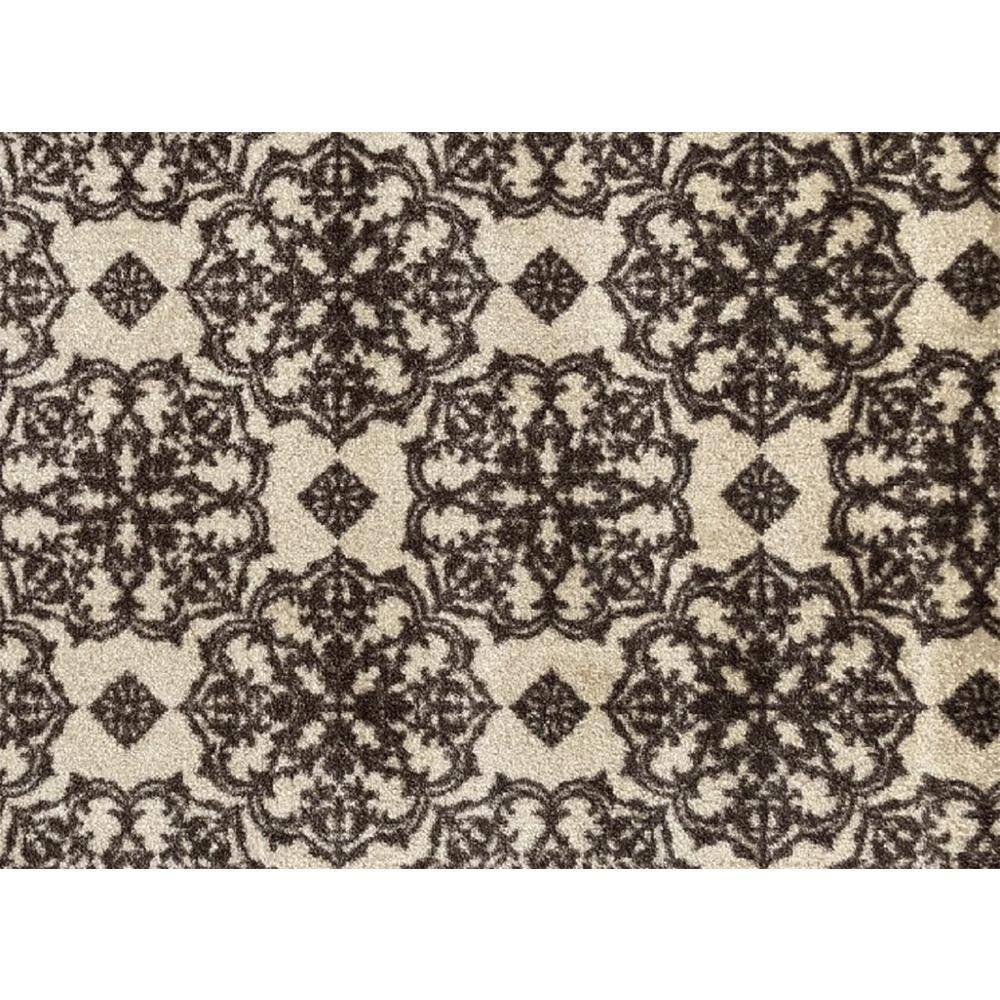Studio 67 Chocolate Brown Tan 2 ft. 3 in. x 3 ft. 11 in. English Manor ...