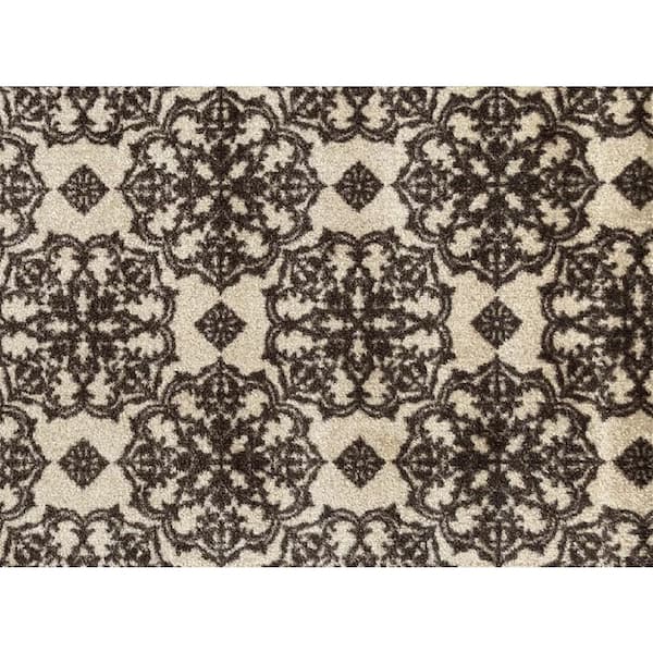 Studio 67 Chocolate Brown Tan 2 ft. 3 in. x 3 ft. 11 in. English Manor ...