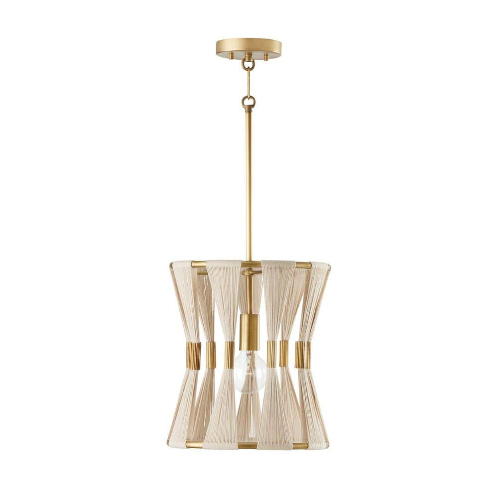 Capital Lighting Fixture Company Bianca 100-Watt 1-Light Bleached ...