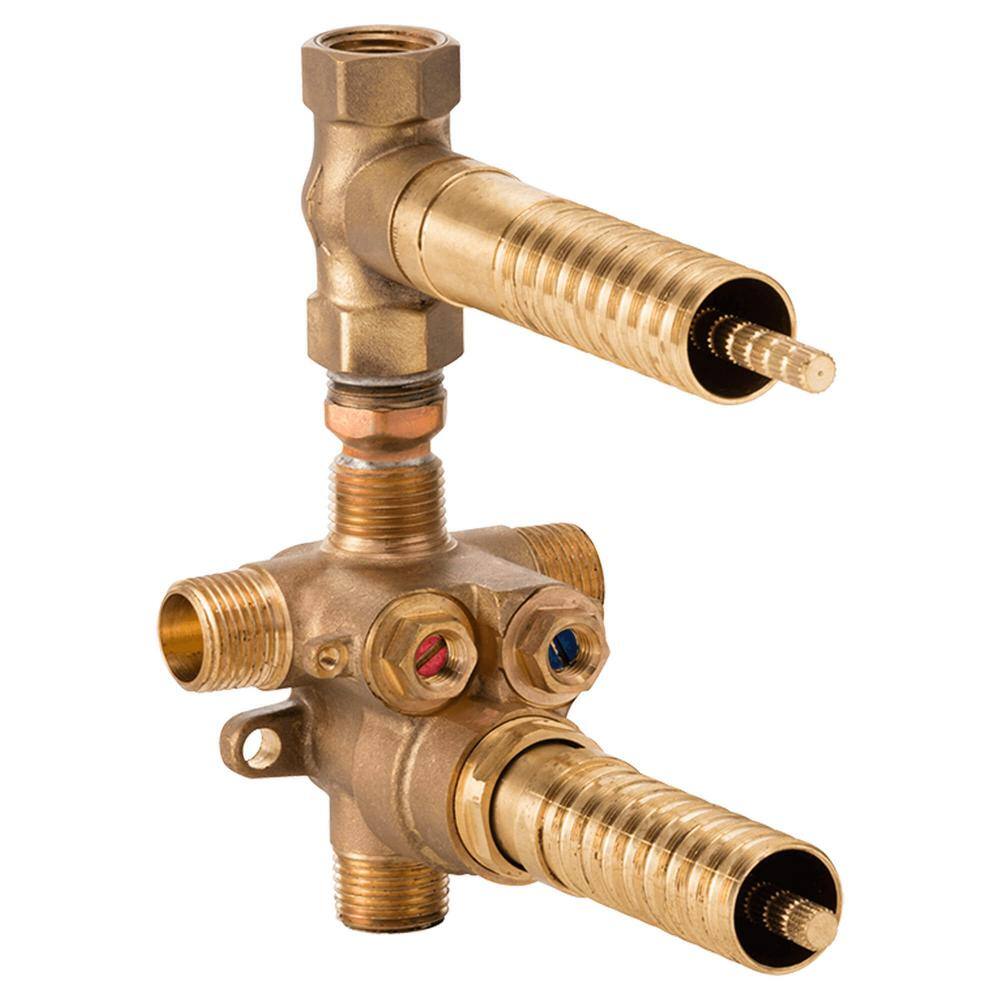 DXV 0.5 in. Brass Thermostatic Rough Valve with Volume Control ...