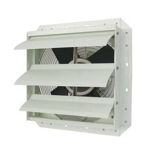 iLIVING ILG8SF10S-CR 10 in. Corrosion Resistance Shutter Exhaust Fan ...