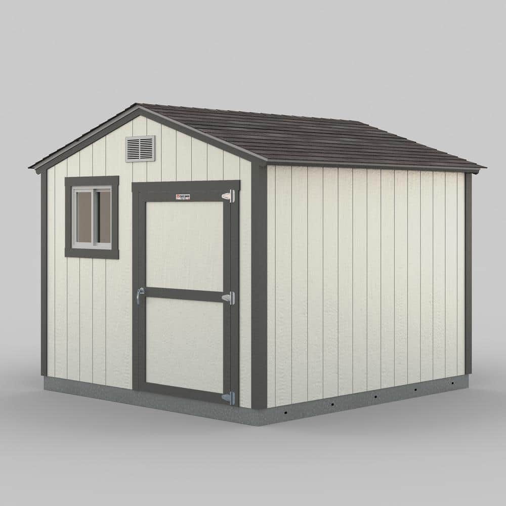 Tuff Shed Professional Install Tahoe Series Portland 10 ft. W x 10 ft. D Wood Storage Shed 7 ft ...