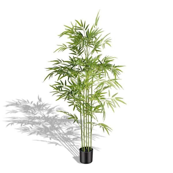 Vitalismo 5 ft. Artificial Bamboo Tree 60 in. Silk Fake Bamboo Tree ...