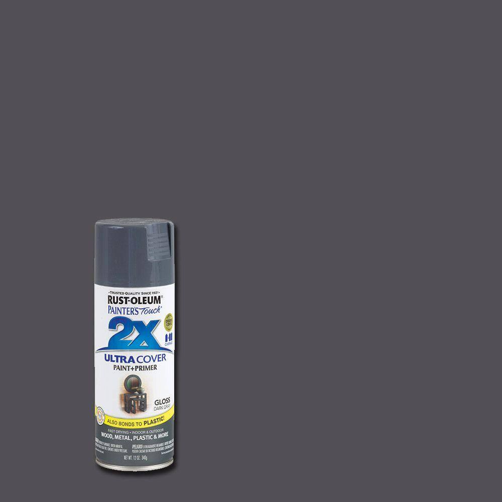 Reviews for Rust-Oleum Painter's Touch 2X 12 oz. Gloss Dark Gray ...