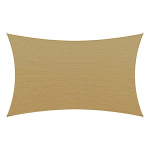 AMGO 8 ft. x 14 ft. Blue Rectangle Sail Rectangle-8x14-Blue - The Home ...