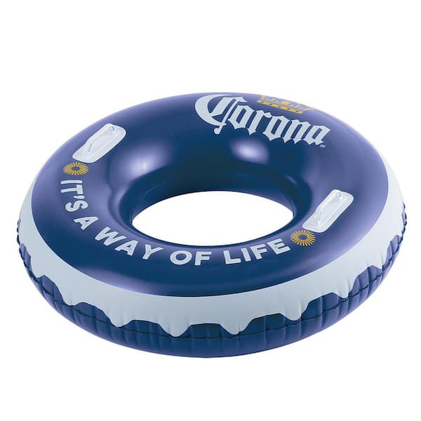 Summer Waves Corona PVC It's a Way of Life Inflatable Bottle Cap Tube ...