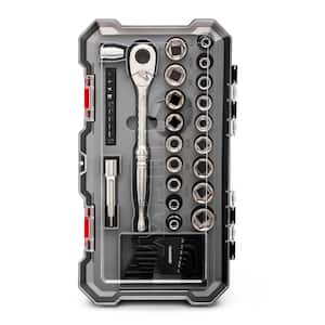 Husky 1/4 in.,3/8 in.,1/2 in. E-Torx Socket Set (13-Pieces) HETX13PC-02 ...