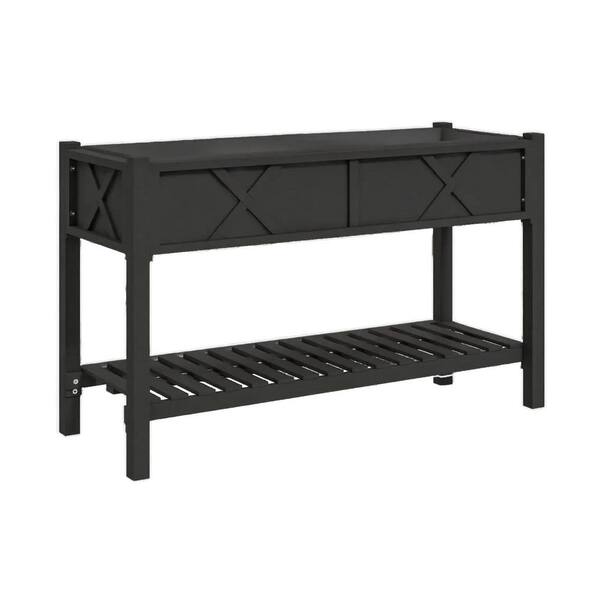 ESILOO Raised Garden Bed 47 x 22 x 31.5 in. Elevated Wood Planter Box ...