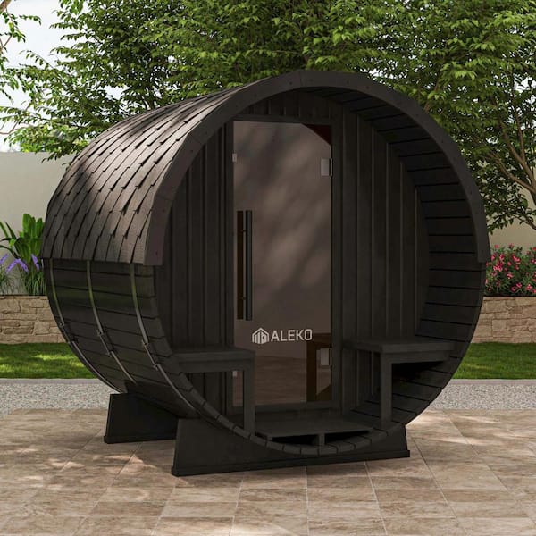 Backyard Discovery Paxton 6-Person Outdoor Cedar Traditional Wet/Dry ...