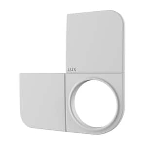 Lux Kono Smart Wi-Fi Thermostat with Interchangeable Black Stainless ...