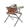RIDGID Table Saw with Scissor Stand R4540 - The Home Depot