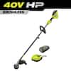 RYOBI 40V HP Brushless 16 in. Cordless Carbon Fiber Shaft Attachment ...