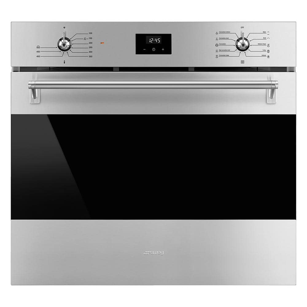 smeg Classic 30" Multifuctional Convection Oven. Stainless Steel ...