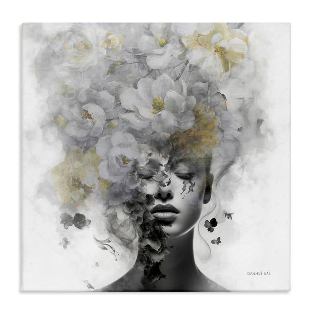 Stupell Industries Hidden Spring Visage by Danhui Nai Unframed People ...