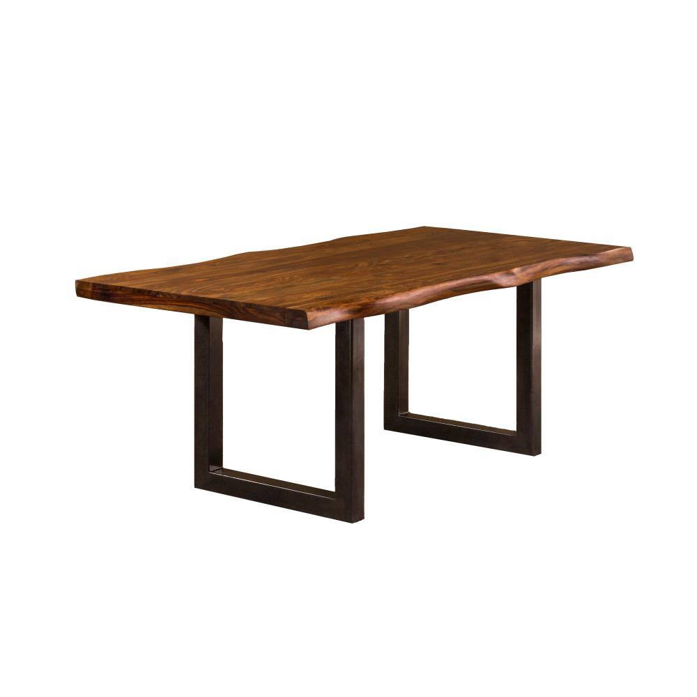 Hillsdale Furniture Emerson Traditional Brown Wood 80 in. Sled Base ...