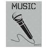 Stencil1 Microphone Stencil S1_01_113 - The Home Depot