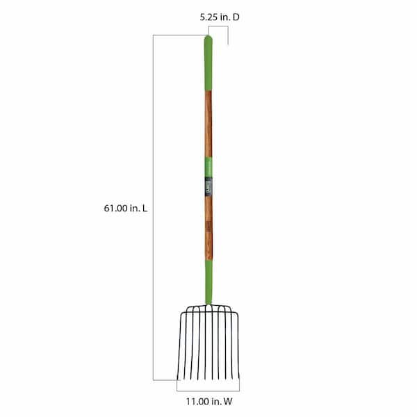 Mulch Fork True Temper 2812400 10 Tine Manure Fork – Toolbox Supply