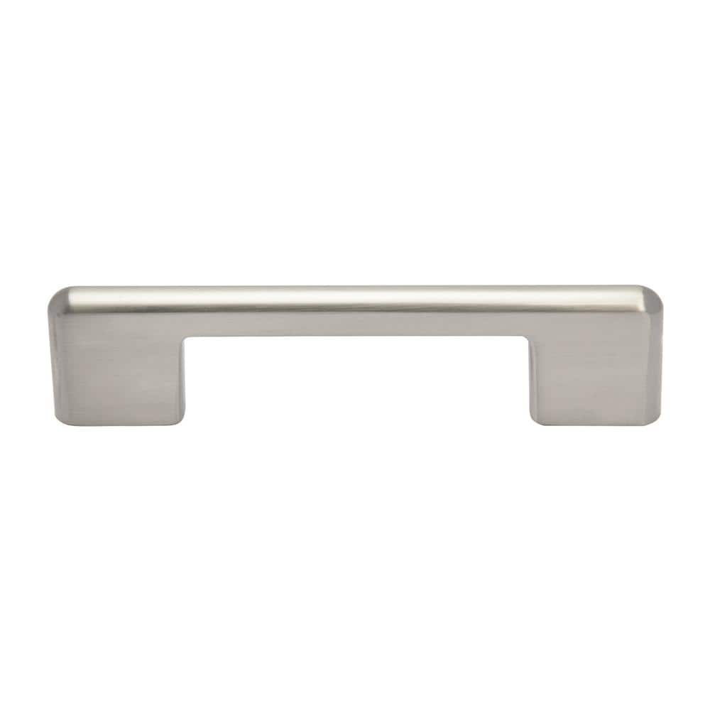 Utopia Alley Taylor 3.78 in. (96 mm) Brushed Nickel Cabinet Drawer Pull ...