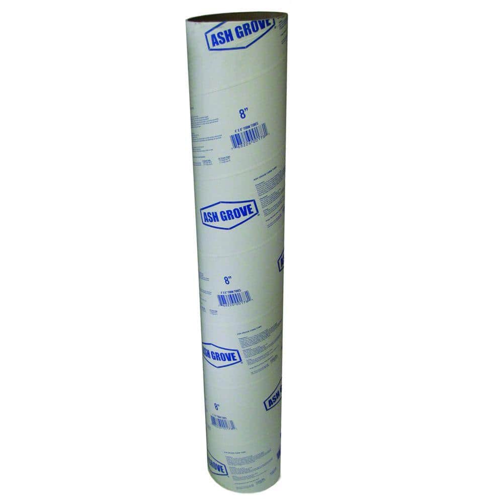 Ash Grove 8 in. x 48 in. Form Tube 489.08.04 - The Home Depot