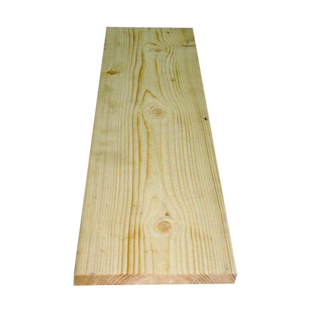 1 in. x 8 in. x 8 ft. Ledger Common Softwood Boards 235145 - The Home Depot