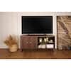 Bertolini Oasis 53.5 in. Walnut TV Stand Fits TV's up to 65 in. with ...