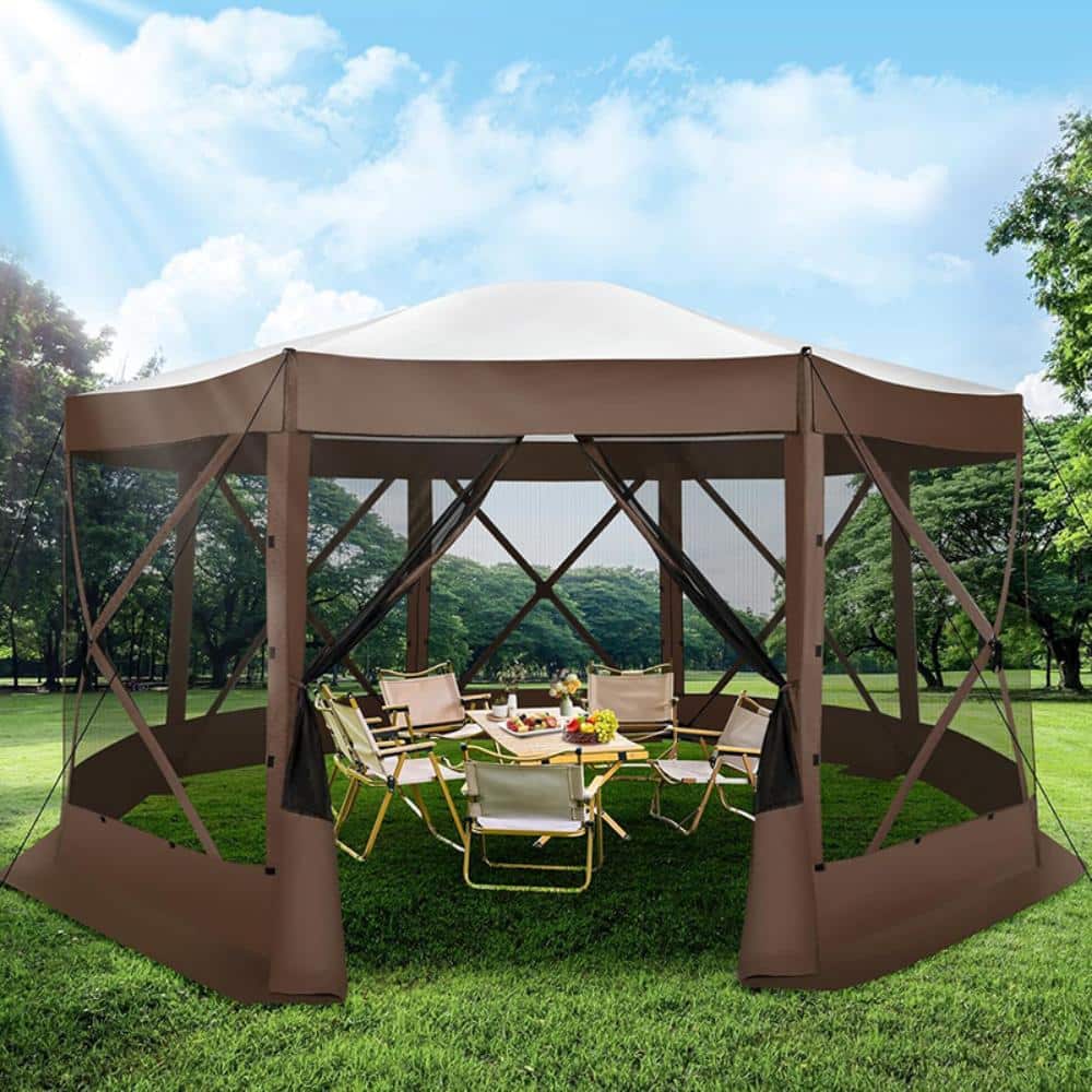 COBIZI 15x15 Pop Up Gazebo Screen Tent Screen House for Camping, Screen ...