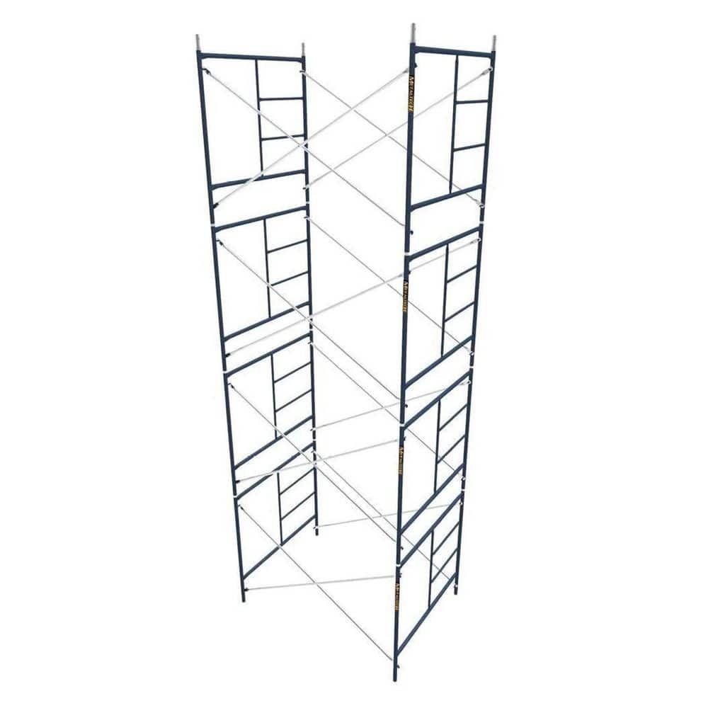MetalTech Saferstack Scaffold Section, 4-Story 20.6 ft. x 7 ft. x 5 ft ...