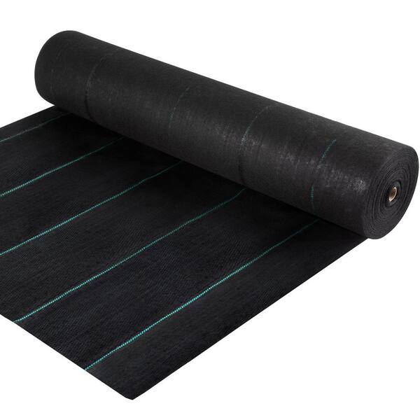 4 ft. W x 300 ft. L Plastic Landscape Fabric with High Permeability ...