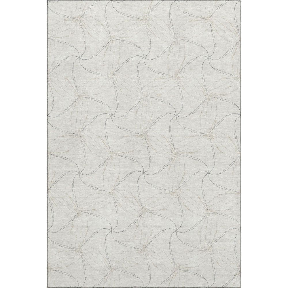 Addison Rugs Mayfield Premium Machine Washable Abstract AMF968 Ivory 8 ...