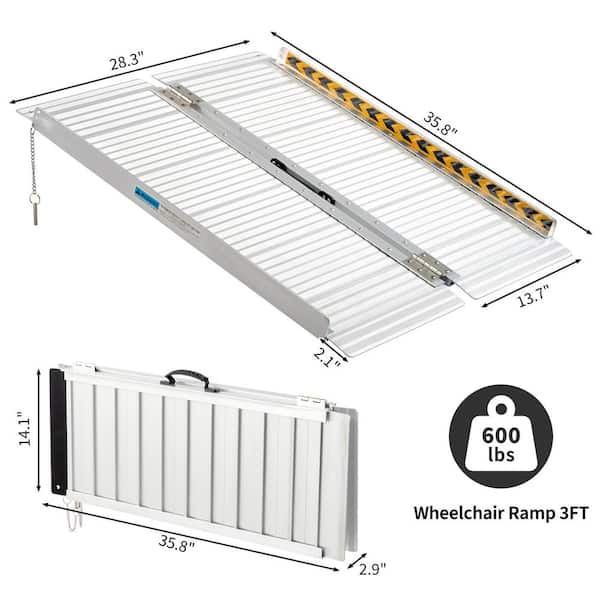 Wheelchair Ramps For Steps Amazon.com: LEMNISCATE 10FT Wheelchair Ramp